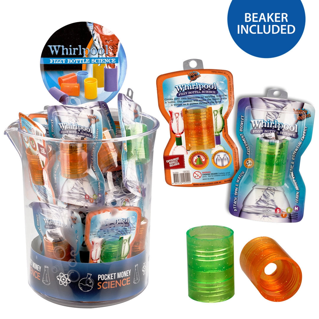 Whirlpool Fizzy Bottle Science - Heebie Jeebies - DISCOUNTED