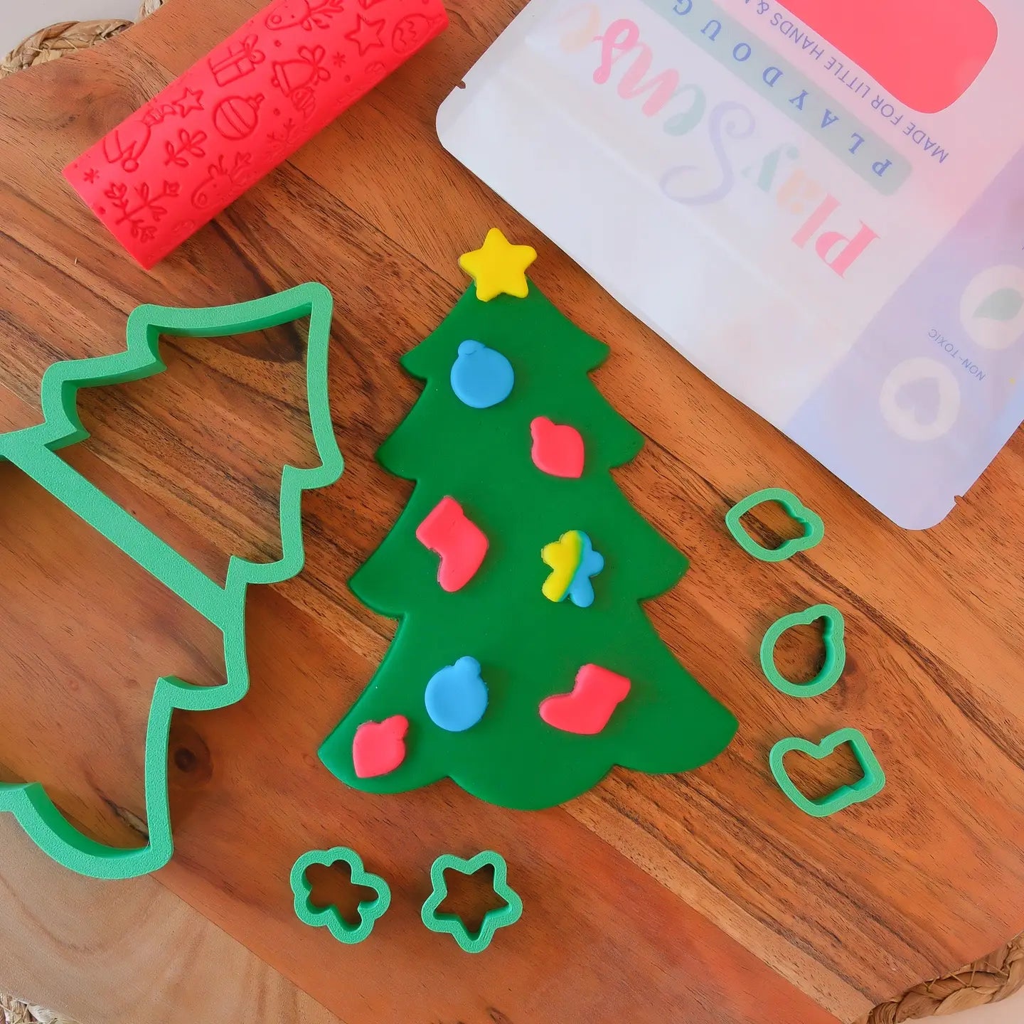 Playdough Christmas Tree Cutter Set - Play Sense