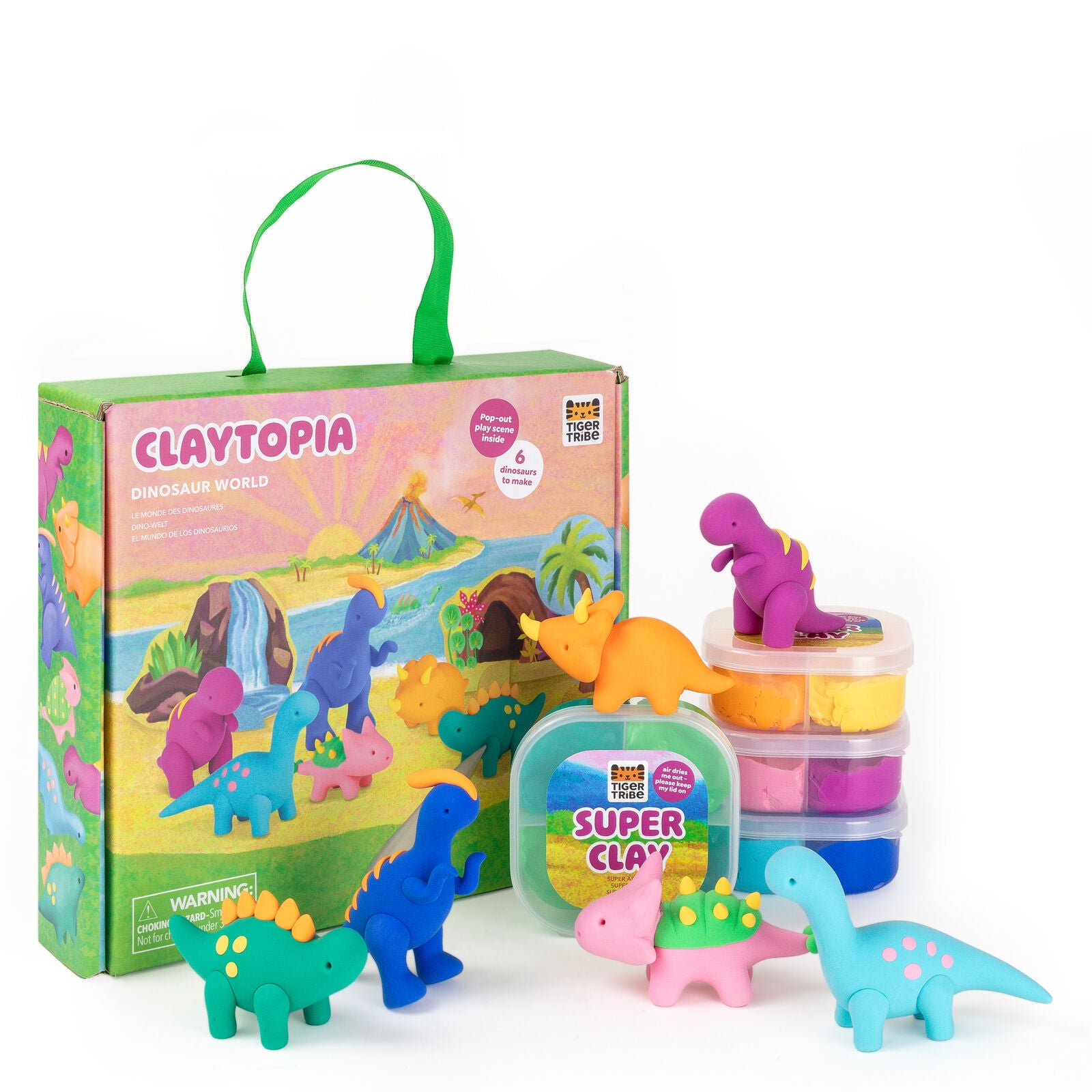 Claytopia - Dinosaur World - Tiger Tribe