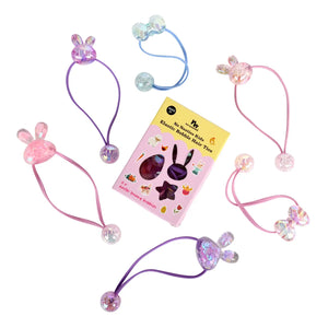 Easter Bunny Bobbles Elastics Set - No Nasties