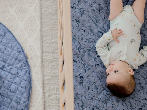 Waterproof Cot Sheet & Mattress Protector - Under the Sea - Bambella D ...
