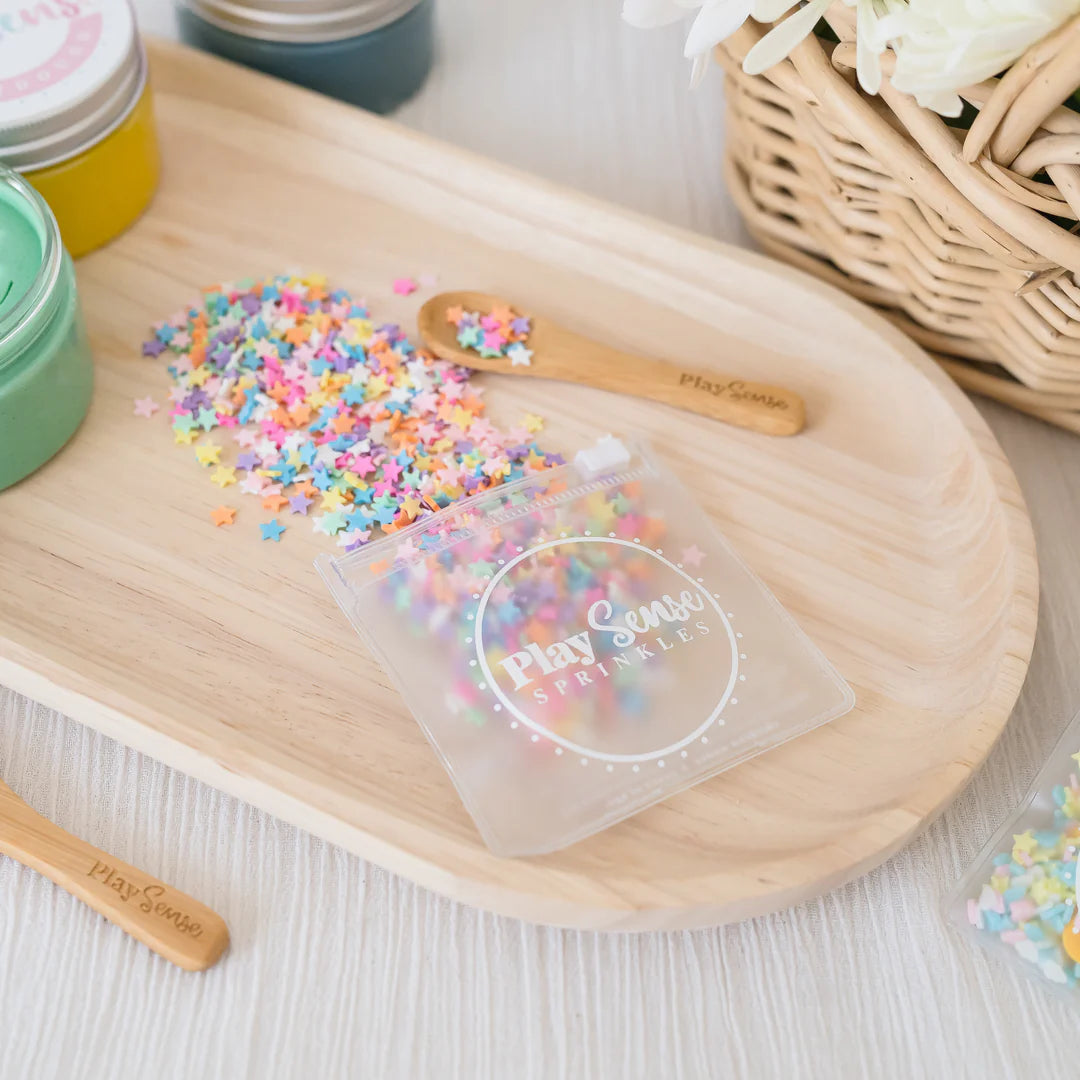 Sprinkles - Rainbow Stars- Playdough Accessories - Play Sense