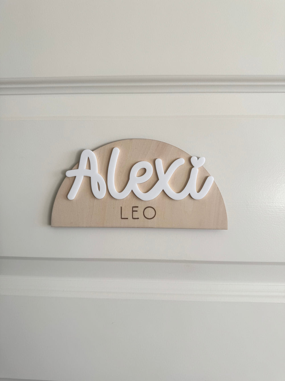 Arch Custom Name Door Sign - Luma Light