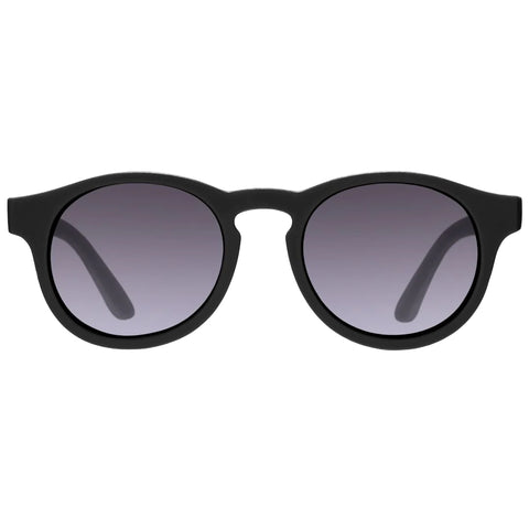 Jet Black - Smoke Lens - Keyhole Sunglasses - Polarized Babiators ...