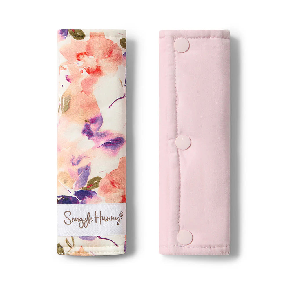 *Pram Strap Covers - Blushing Beauty - Snuggle Hunny