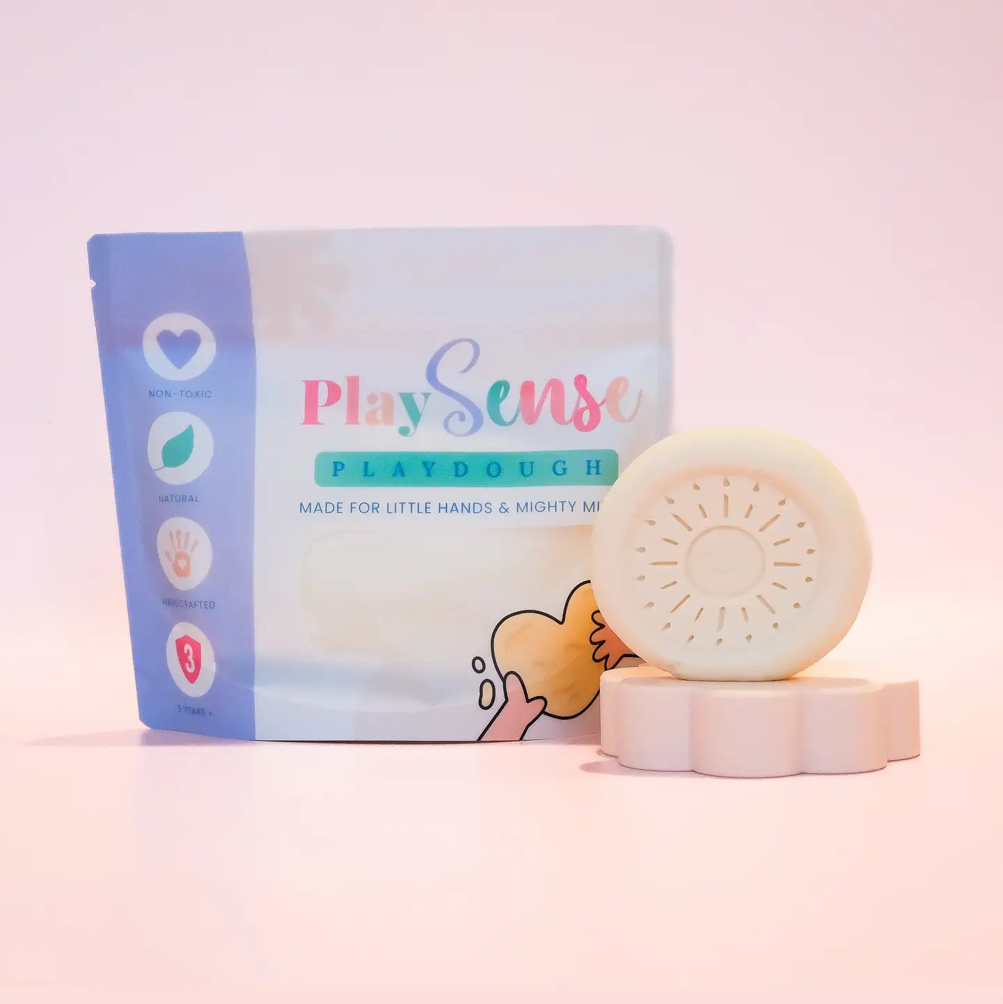 PlayDough | White | Coconut Scented - Play Sense