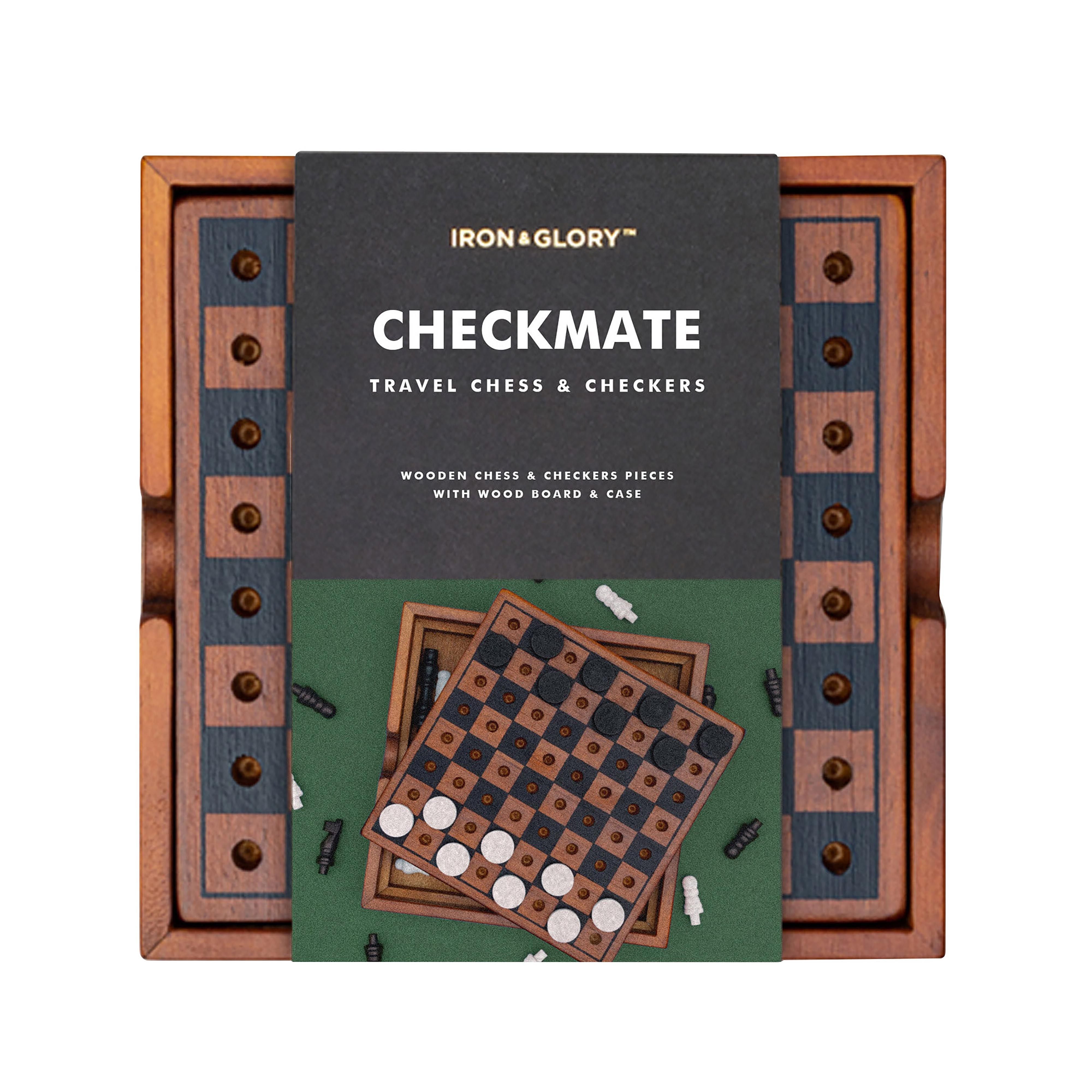 Travel Chess & Checkers - IS GIFT