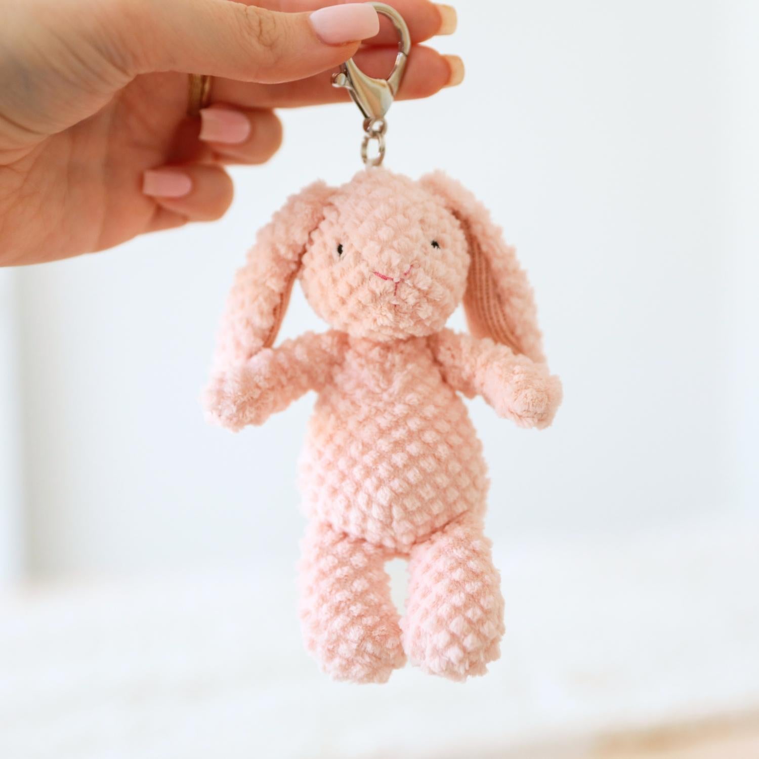 Nubby Bunny Pink - Bag Charm - Mary Meyer